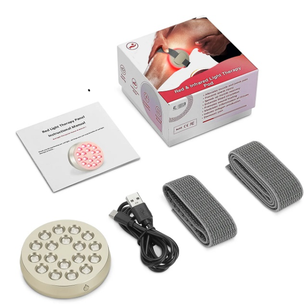 Ashine Handheld Round Red Light Therapy Device - Ashine LED Red Light ...