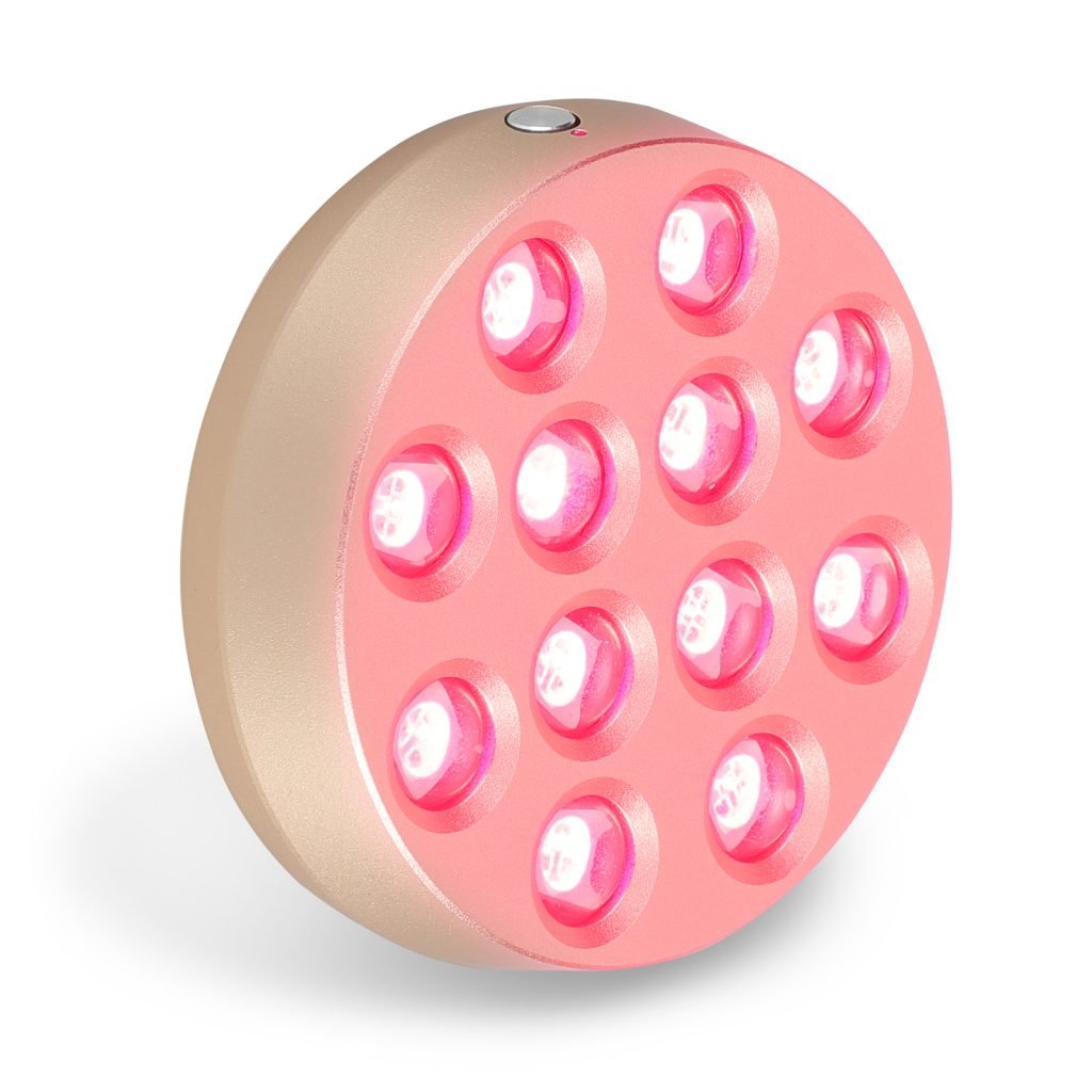 Ashine Handheld Round Red Light Therapy Device - Ashine LED Red Light ...