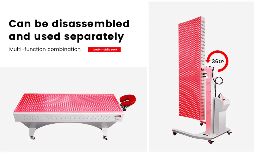 Ashine Commercial Red Light Therapy Bed - Ashine LED Red Light Therapy ...